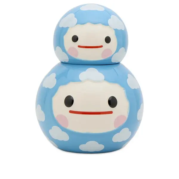 HOME STUDYO X Friends With You Little Cloud Cookie Jar - Blue/white