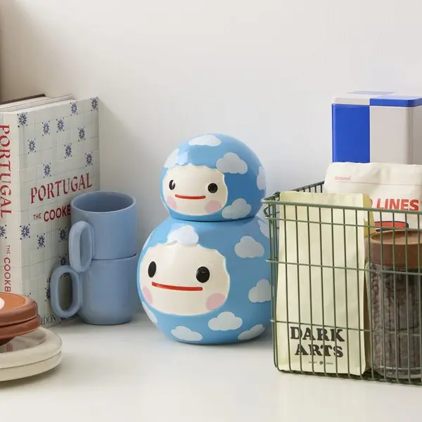 HOME STUDYO X Friends With You Little Cloud Cookie Jar