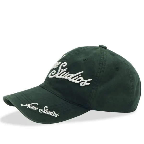 Acne Studios Carliy Venice Cap - Dark Green