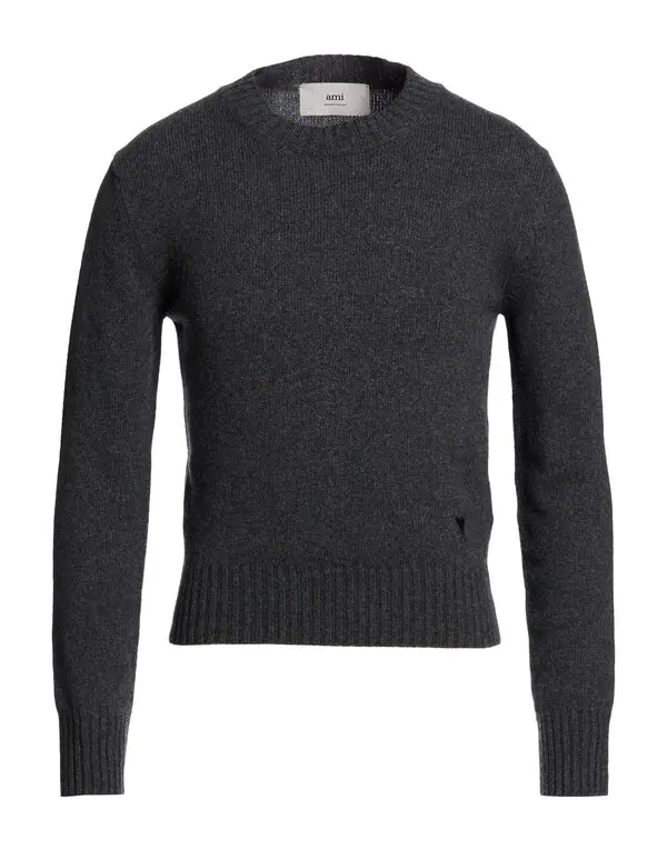 AMI Paris Cashmere Wool Crewneck Sweater