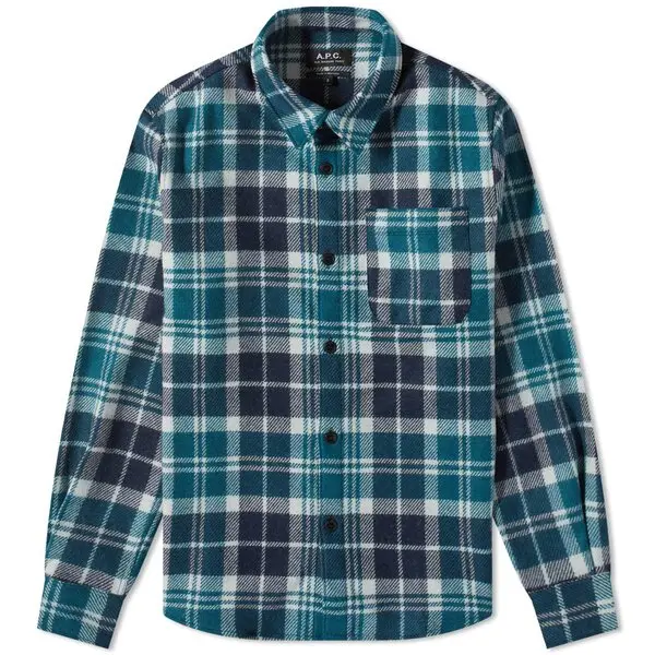 A.p.c. Trek Plaid Overshirt