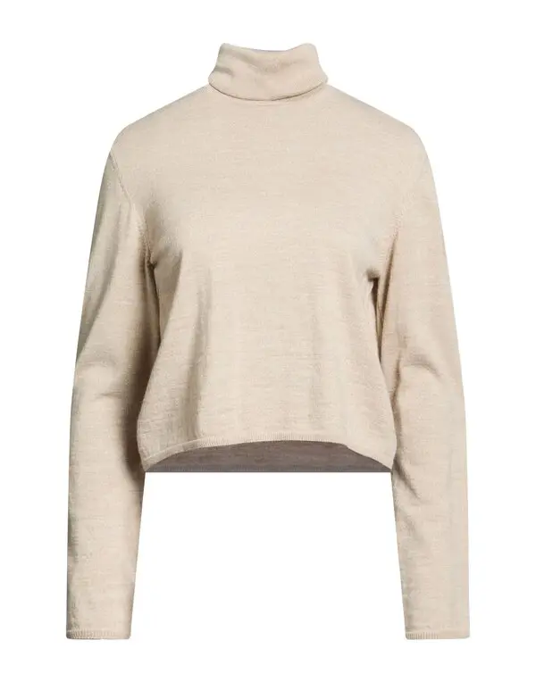 MAISON MARGIELA Turtleneck Acrylic And Virgin Wool Knit - Beige