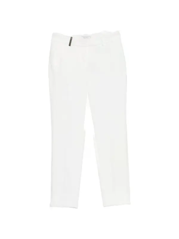 Peserico Cropped Slim-fit Trousers