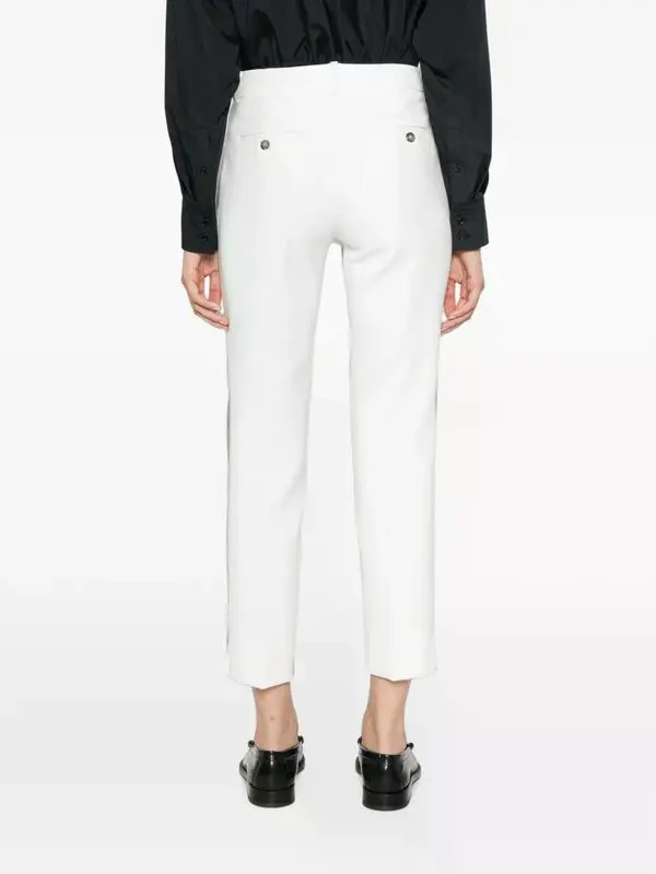 Peserico Cropped Slim-fit Trousers