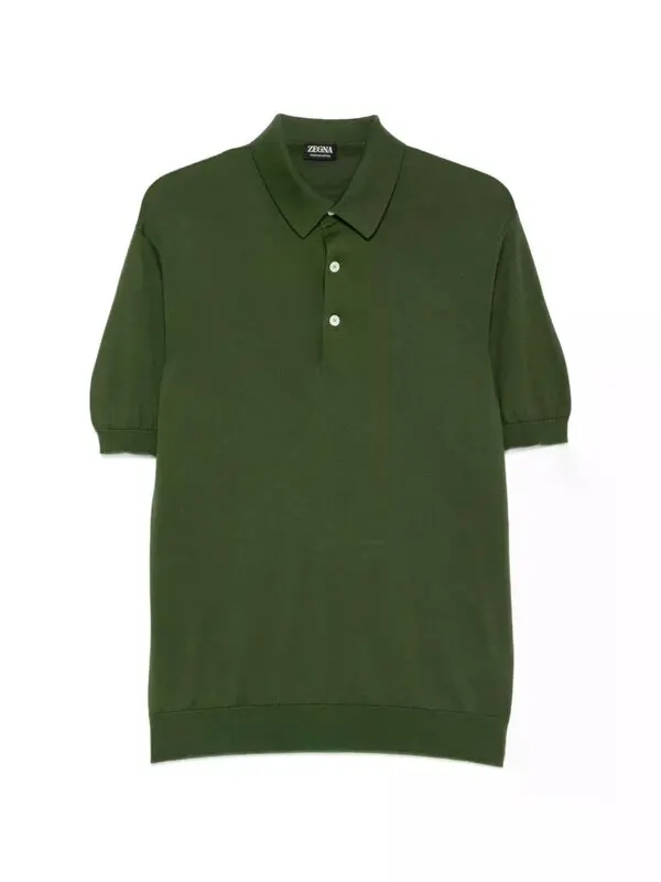Zegna Short-sleeve Polo Shirt - Green