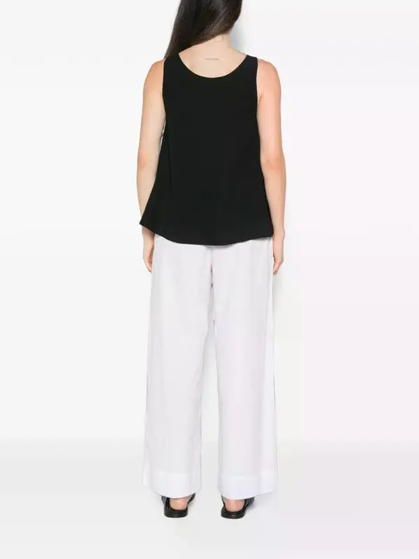 MOUTAKI Scoop-neck Sleeveless Blouse