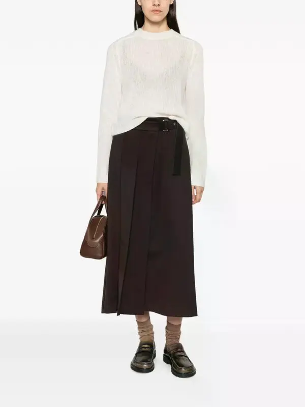 LISA YANG Solene Raglan-sleeve Sweater - White