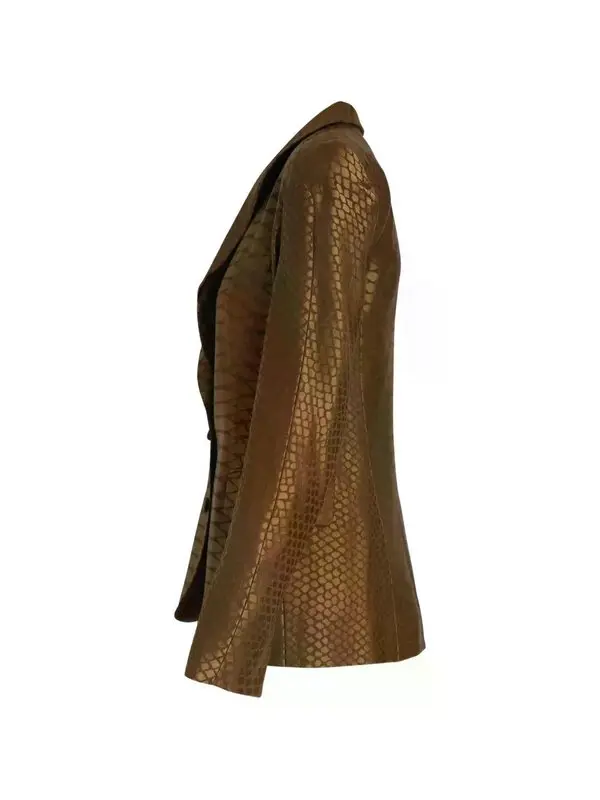 Saint Laurent Textured Dropped-shoulder Blazer