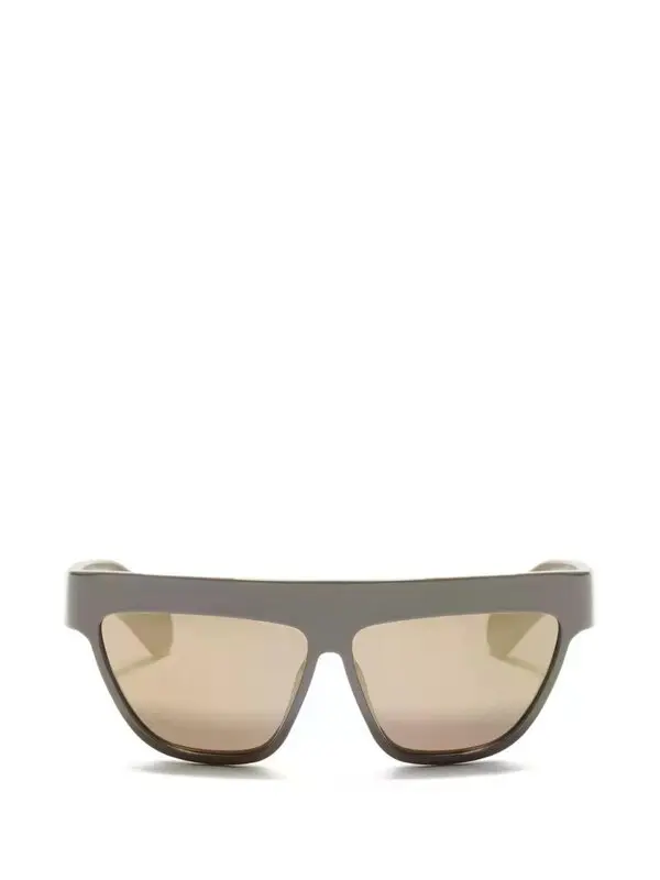Valentino Garavani Vlogo Signature Geometric-frame Sunglasses - Grey