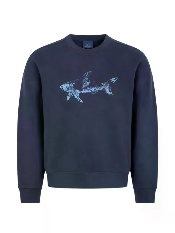 Paul & Shark Shark-print Sweatshirt