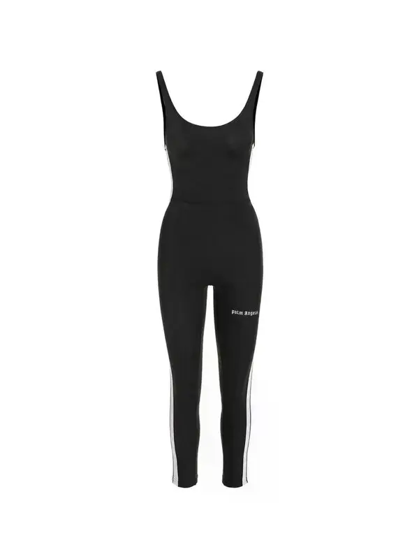 Palm Angels Logo Active Track Jumpsuit - Black