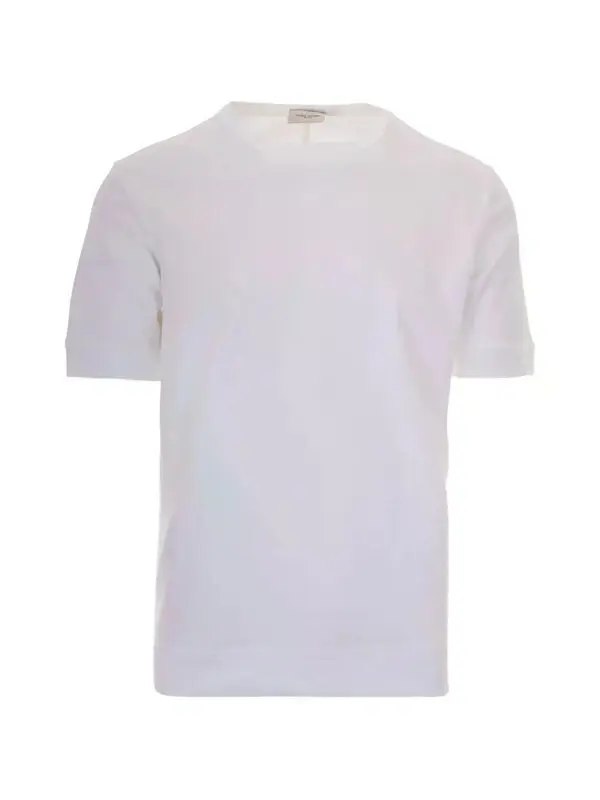 PAOLO PECORA Crew-neck Short-sleeve T-shirt - White