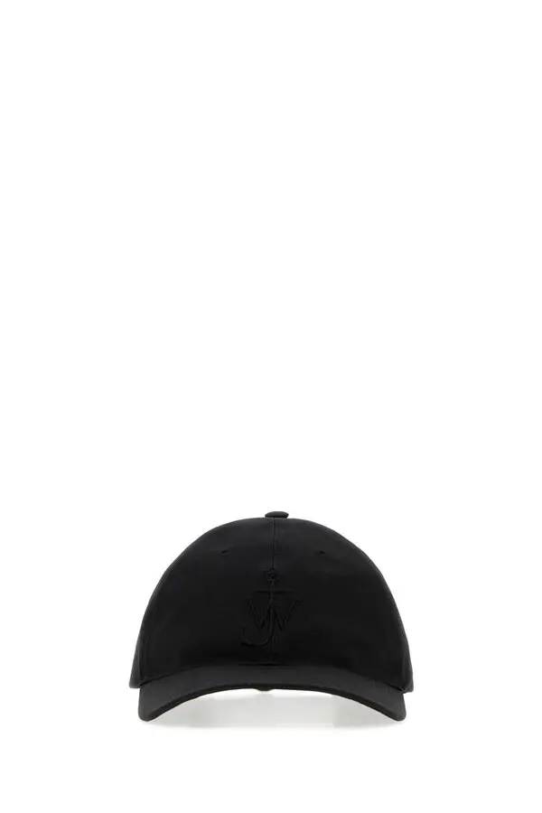 JW Anderson Gabardine Baseball Cap - Black