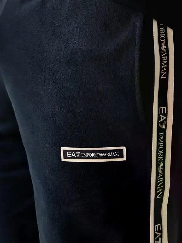EA7 Logo-tape Track Pants