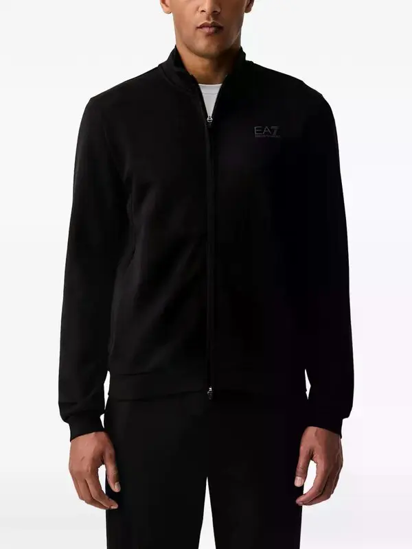EA7 Logo-print Zip-up Tracksuit