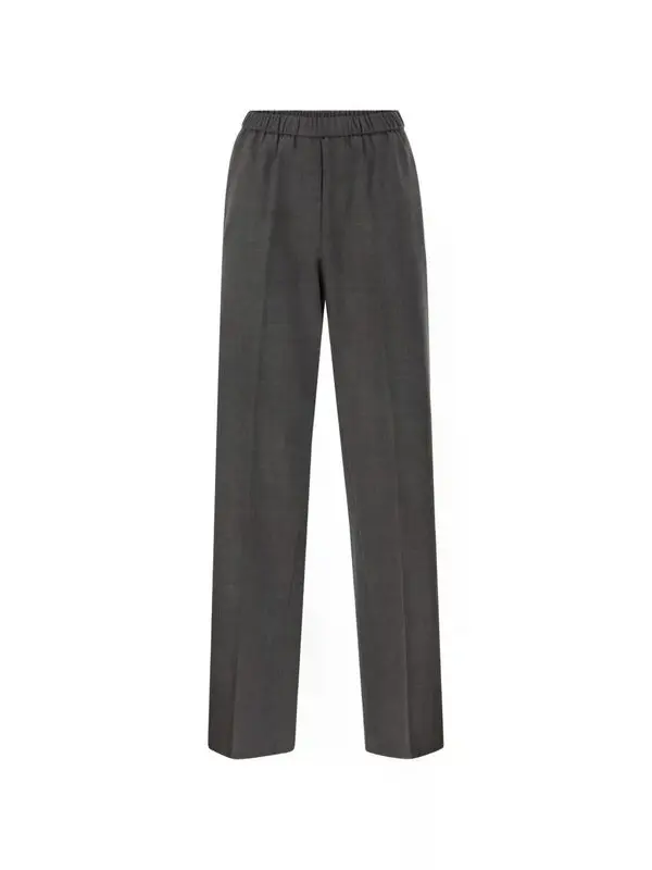 Peserico Elasticated-waist Straight-leg Trousers