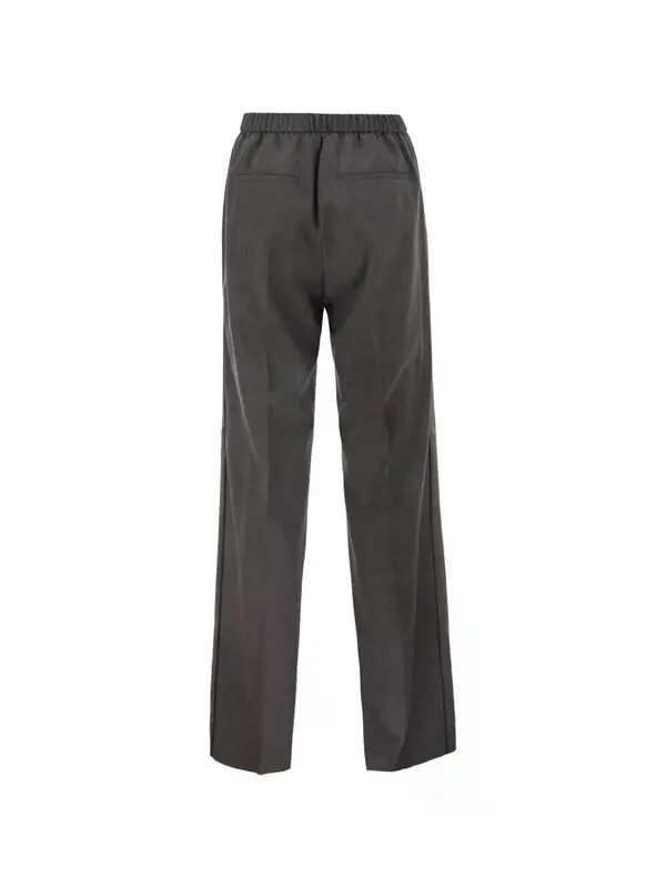 Peserico Elasticated-waist Straight-leg Trousers