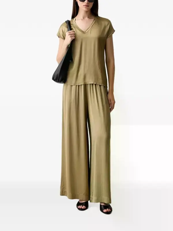 VICOLO Elasticated Palazzo Pants