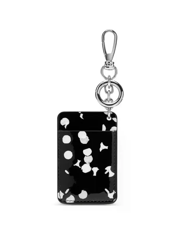 MAISON MARGIELA Confetti-print Keyring Card - White