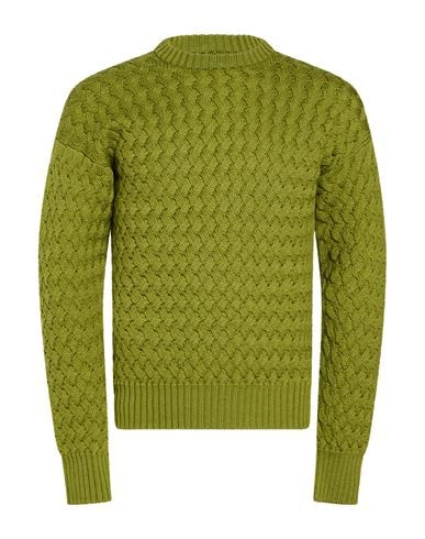 Alpha Studio Merino Wool Crewneck Sweater - Green