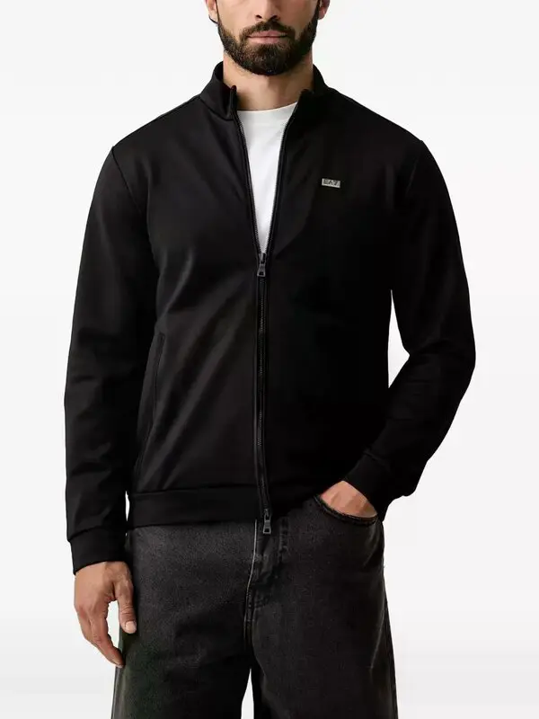 EA7 Logo-plaque Zip-up Sweater