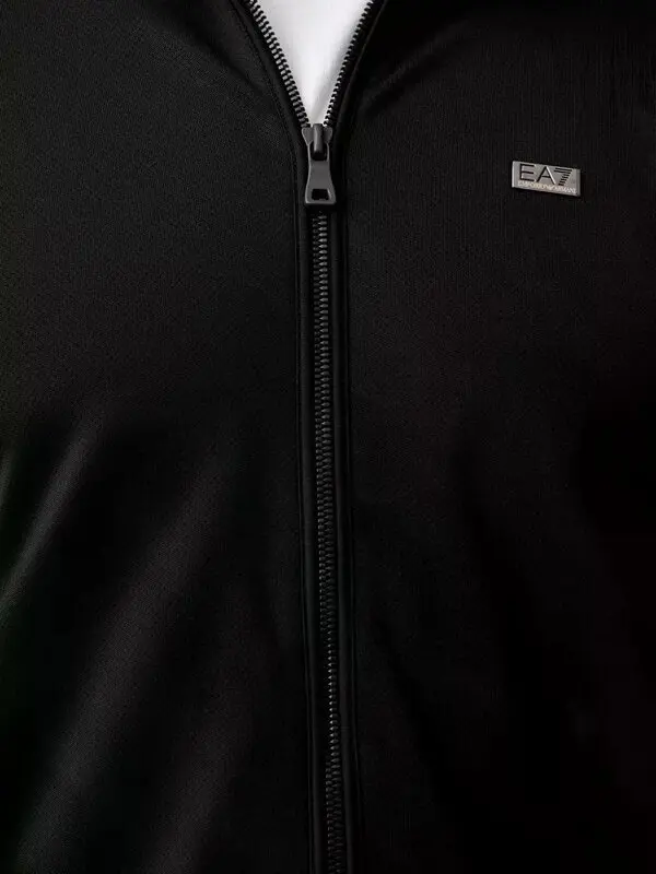 EA7 Logo-plaque Zip-up Sweater
