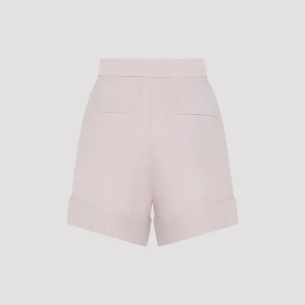 Max Mara Celebre Tailored Wool Blend Shorts - Multicolor