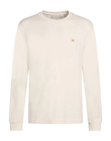 Calvin Klein Cotton Crewneck Sweater - Ivory