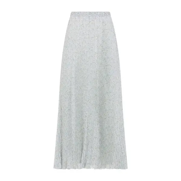 ERMANO SCERVINO Ermanno Scervino Plisse Printed Midi Skirt - Multicolor