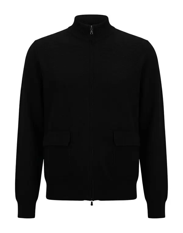 FILIPPO DE LAURENTIIS Cotton Zip-up Cardigan