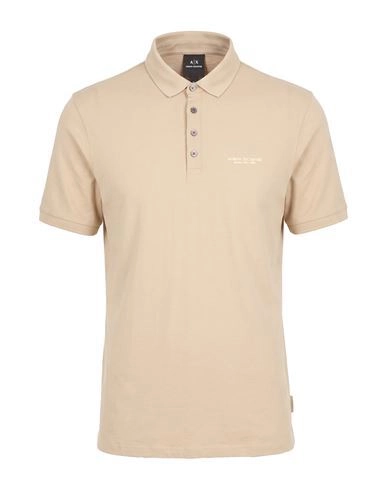 Armani Exchange Polo Shirt Size Cotton - Beige