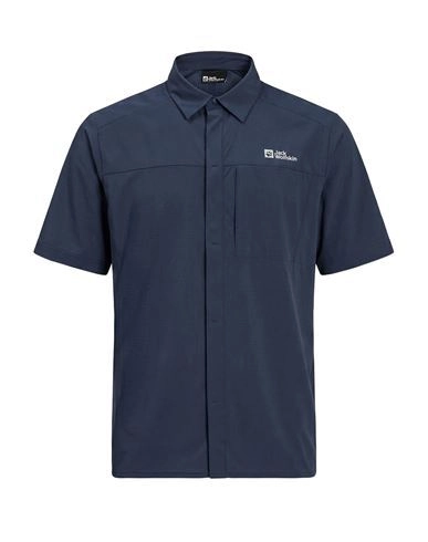 JACK WOLFSKIN Shirt Size Polyamide, Elastane - Blue