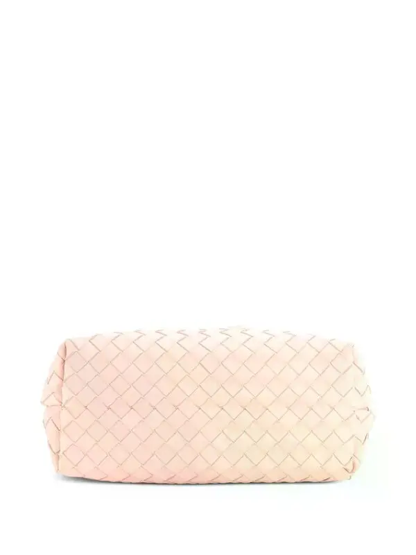 Bottega Veneta Andiamo Top Handle Bag Intrecciato Nappa Medium Satchel - Pink