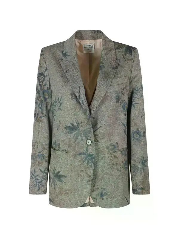 FORTE_FORTE Le Bambou Secret Single-breasted Blazer - Grey