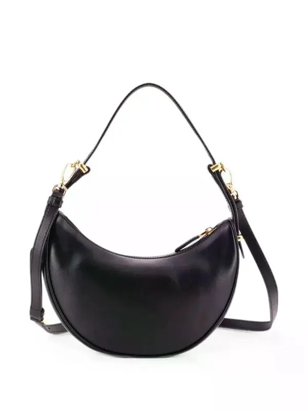 Prada Arque Half Moon Leather Small Hobo Bag