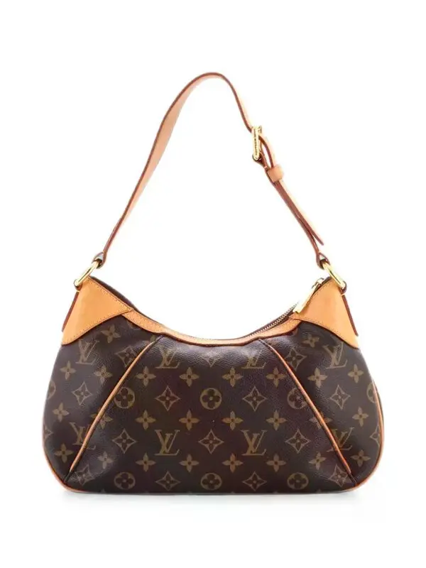 LOUIS VUITTON Thames Handbag Monogram Canvas Pm Shoulder Bag