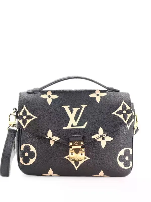 LOUIS VUITTON Pochette Métis Monogram Empreinte Giant Crossbody Bag - Black