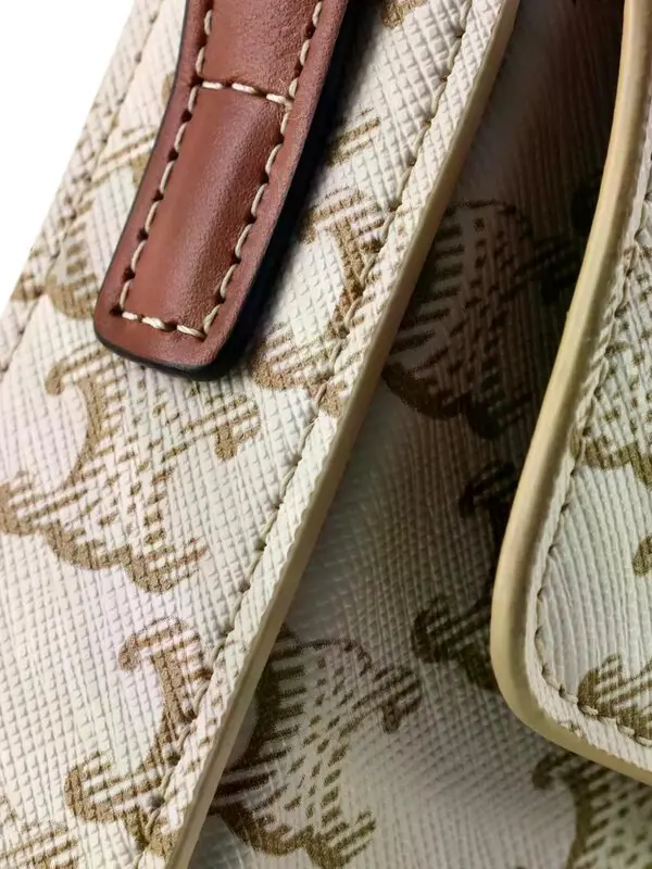 Celine Triomphe East-west Triomphe Coated Canvas Shoulder Bag