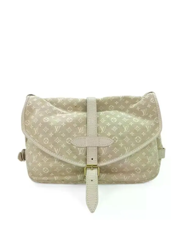 LOUIS VUITTON Monogram Saumur 30 Shoulder Bag - Neutrals