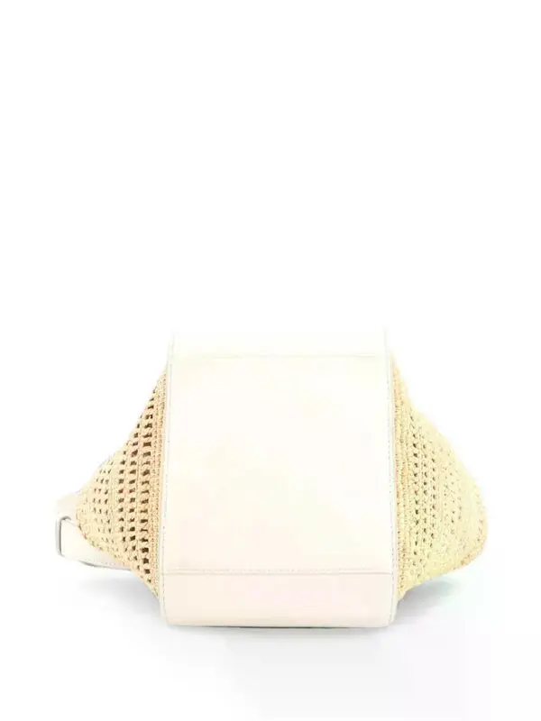 Loewe Hammock Raffia Compact Hobo Bag