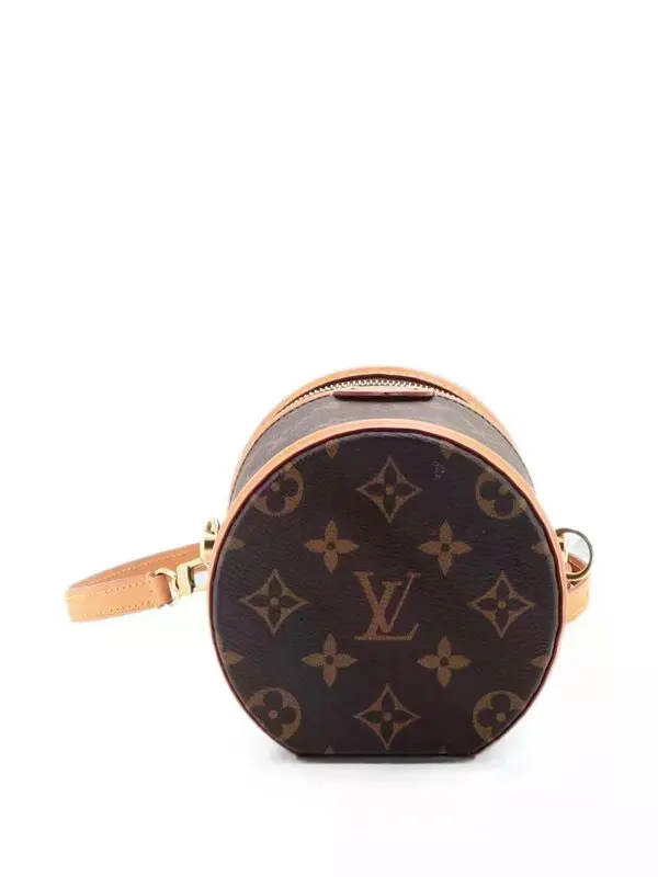 LOUIS VUITTON Cannes Handbag Monogram Canvas Nano Satchel