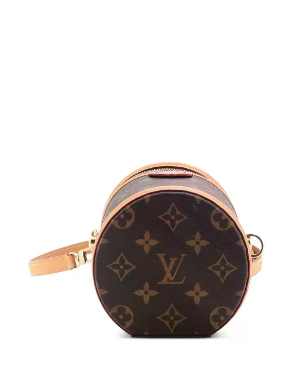 LOUIS VUITTON Cannes Handbag Monogram Canvas Nano Satchel