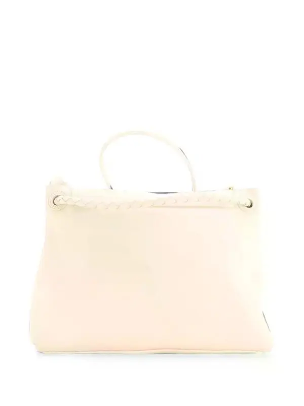 Bottega Veneta Ciao Ciao Top Handle Bag Leather Intrecciato Detail Medium Satchel - Neutrals