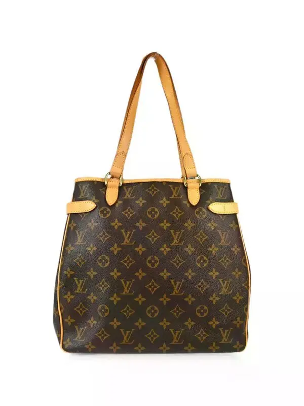 LOUIS VUITTON 2006 Batignolles Vertical Monogram-pattern Tote Bag - Brown