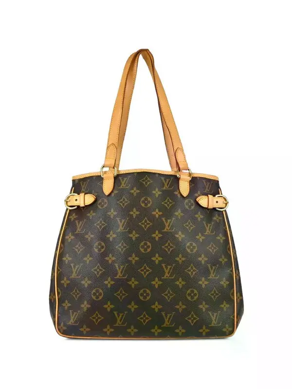 LOUIS VUITTON Monogram Pattern Tote Bag - Brown