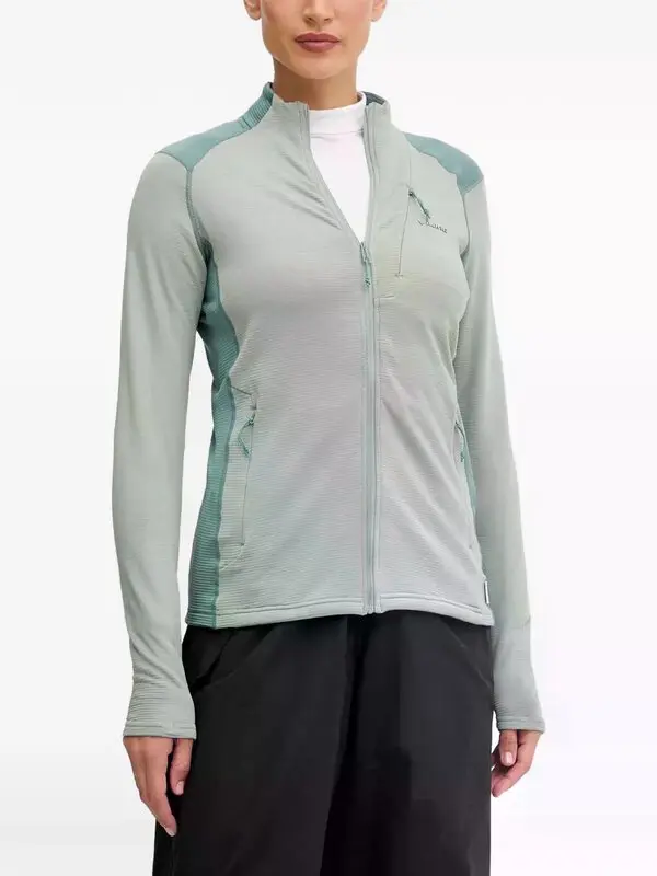 VIKING Birger Lady Zip-up Panelled Track Jacket - Green