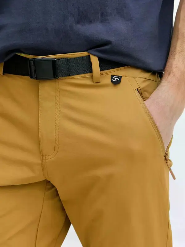 VIKING Expander Logo-print Zip-pockets Trousers