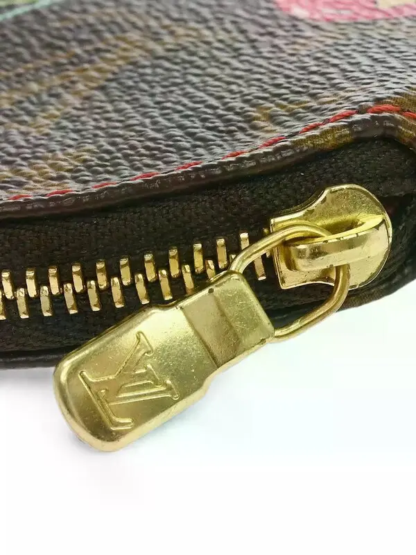 LOUIS VUITTON X Takashi Murakami 2005 Monogram Cerises Coin Case