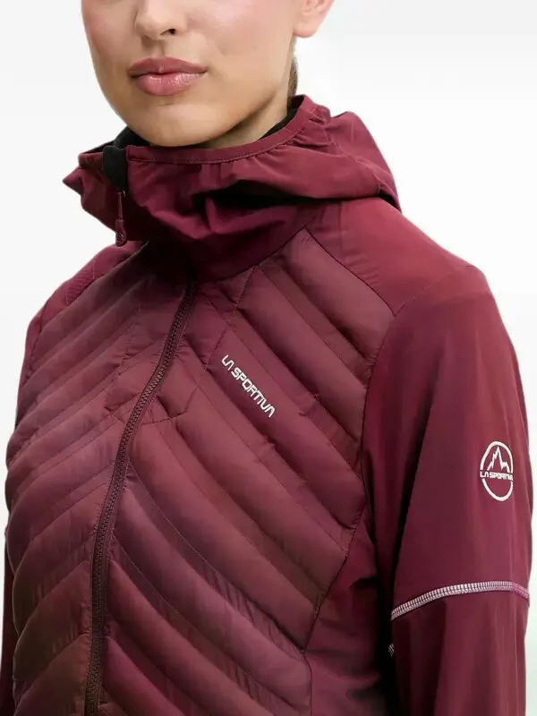 LA SPORTIVA Quilted Hooded Jacket - Red
