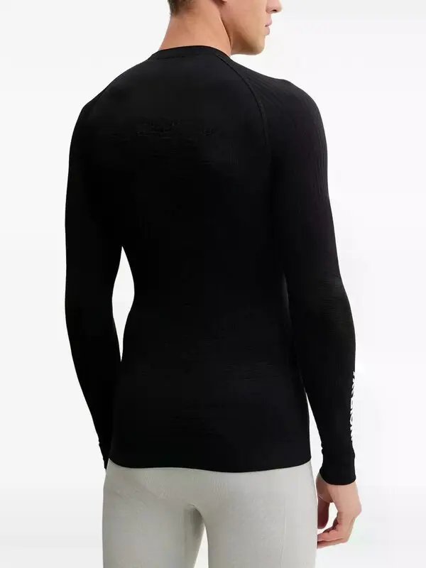 X-BIONIC Ribbed-knit Logo-print T-shirt